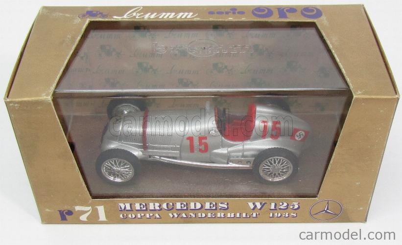 BRUMM R071-OLD Scale 1/43 | MERCEDES BENZ F1 W125 N 15 WINNER GERMAN GP ...