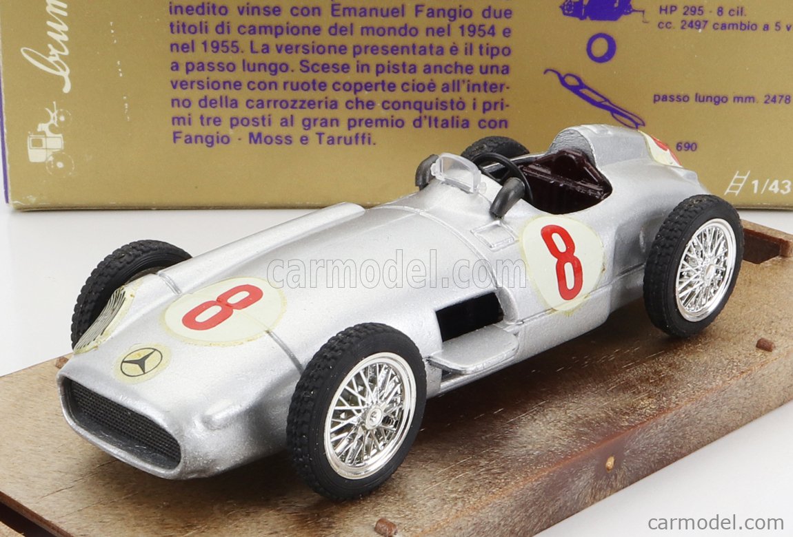 BRUMM R072-OLD Масштаб 1/43 | MERCEDES BENZ F1 W196 N 8 WORLD CHAMPION ...