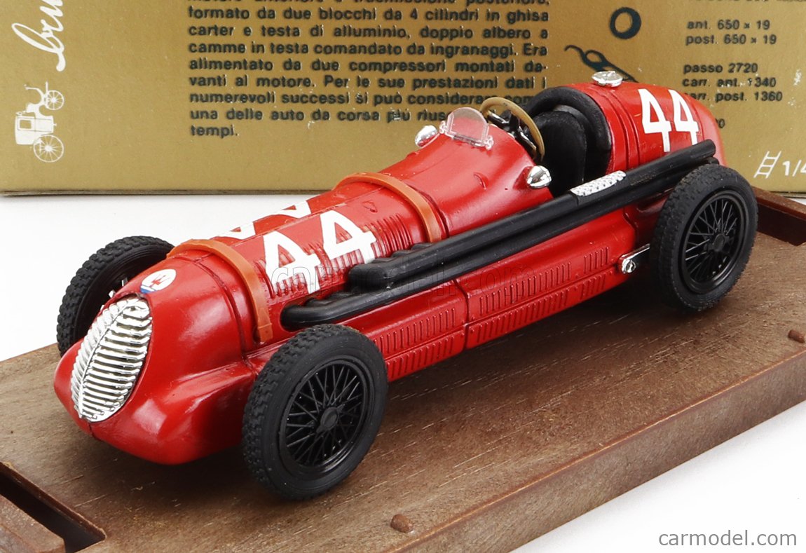 BRUMM R112-OLD Scale 1/43 | MASERATI F1 8C N 44 GRAN PREMIO TRIPOLI ...
