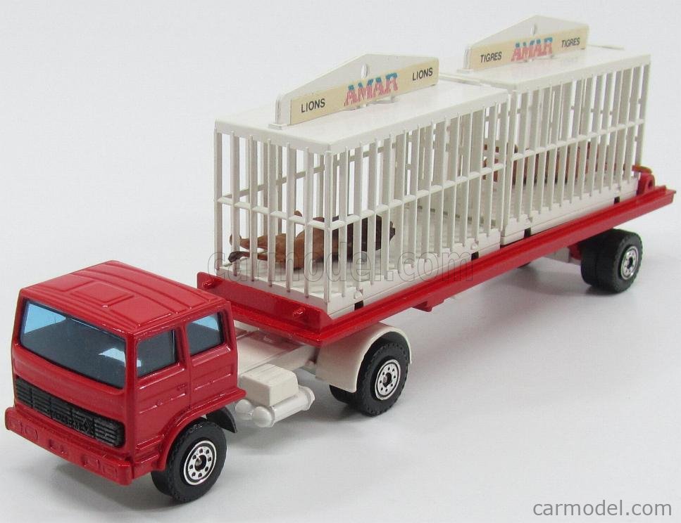 SOLIDO 332 Scala 1/43 | SAVIEM CIRCUS AMAR TRUCK TRANSPORTER TIGER ...