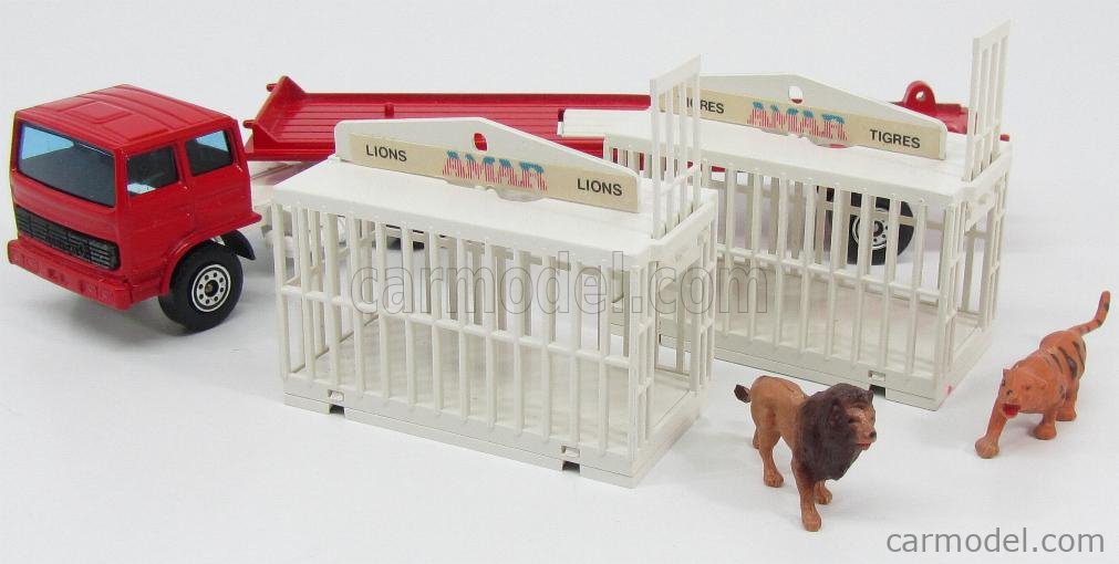 SOLIDO 332 Scale 1/43 | SAVIEM CIRCUS AMAR TRUCK TRANSPORTER TIGER ...