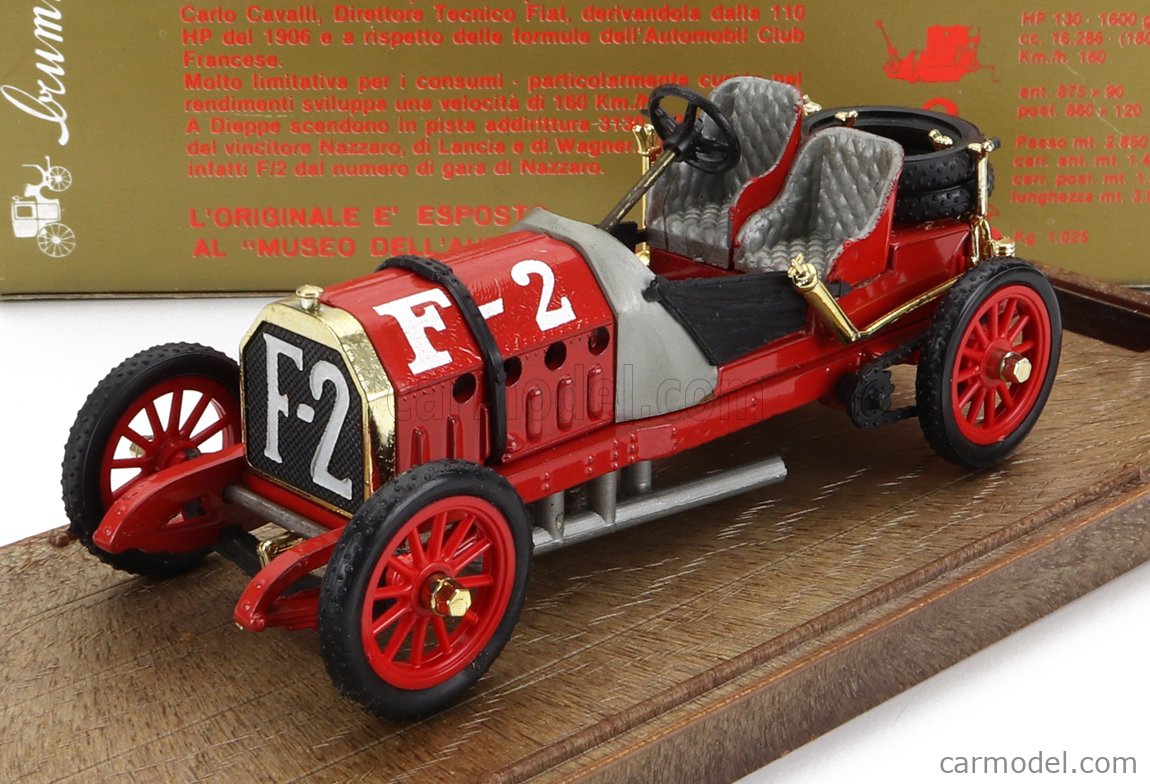 BRUMM R016-OLD Escala 1/43 | FIAT F2 130HP CORSA N 2 WINNER GP DE ...