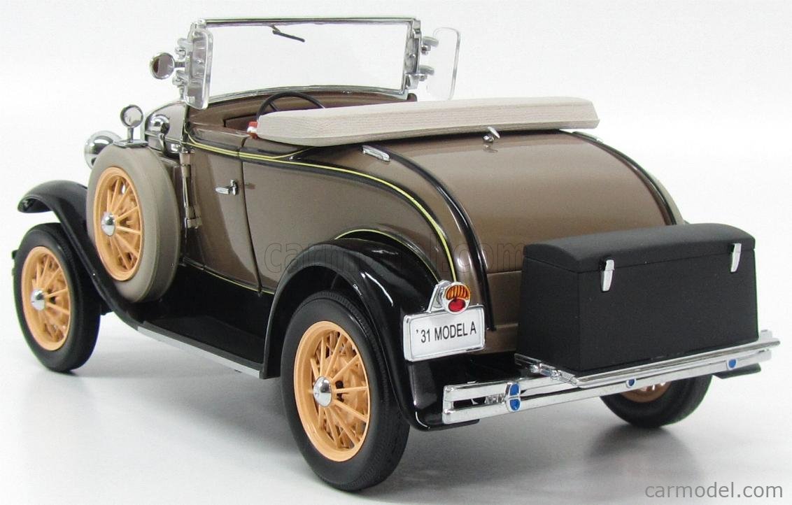 SUN-STAR 06120 Scale 1/18 | FORD USA MODEL-A TUDOR ROADSTER 1931 STONE ...