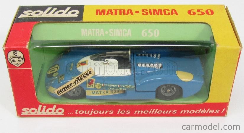 SOLIDO 178 Echelle 1/43 | MATRA SIMCA 650 N 10 BLUE