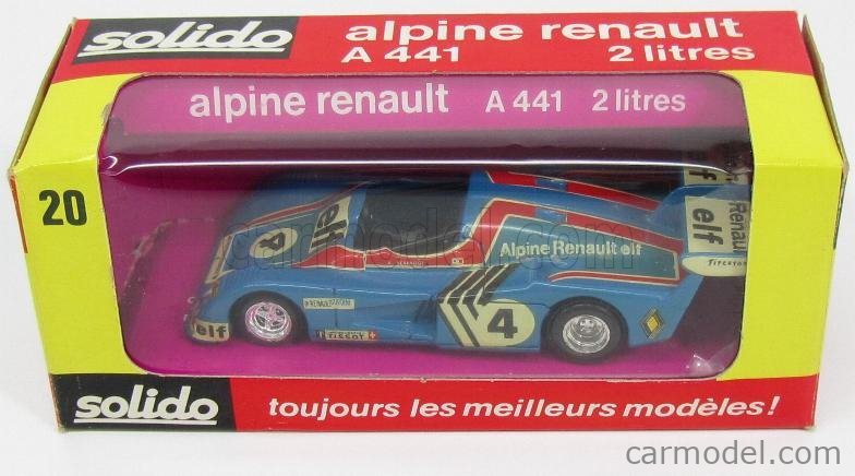 SOLIDO 20 Escala 1/43 | RENAULT ALPINE A 441 2L ELF N 4 1978 BLUETTE