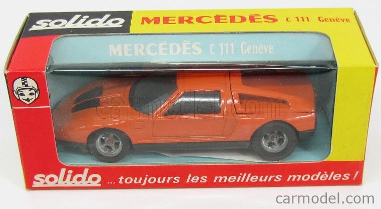 SOLIDO 180 Scale 1/43 | MERCEDES BENZ C111-2 1970 ORANGE