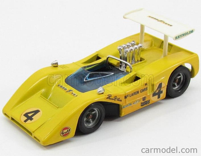 SOLIDO 176 Scale 1/43 | McLAREN M8A N 4 CAN-AM 1968 BRUCE MCLAREN YELLOW