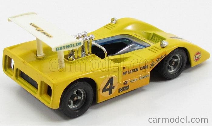 SOLIDO 176 Scale 1/43 | McLAREN M8A N 4 CAN-AM 1968 BRUCE MCLAREN YELLOW