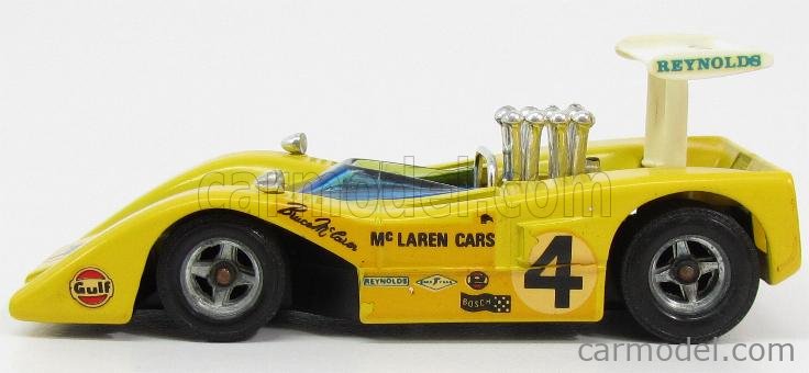 SOLIDO 176 Scale 1/43 | McLAREN M8A N 4 CAN-AM 1968 BRUCE MCLAREN YELLOW