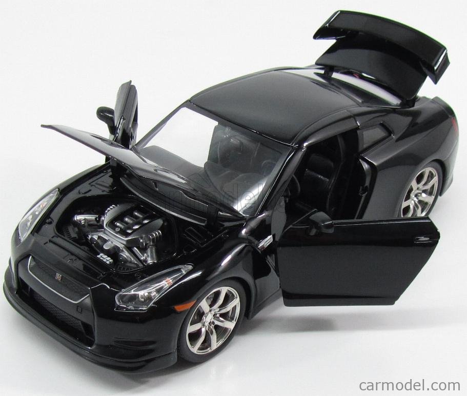 JADA 96811BK Scale 1/24 | NISSAN GT-R (R35) COUPE CUSTOM 2009 BLACK
