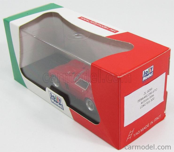 JOLLY-MODEL JL0259 Scale 1/43 | FERRARI 250GTO 1956 RED