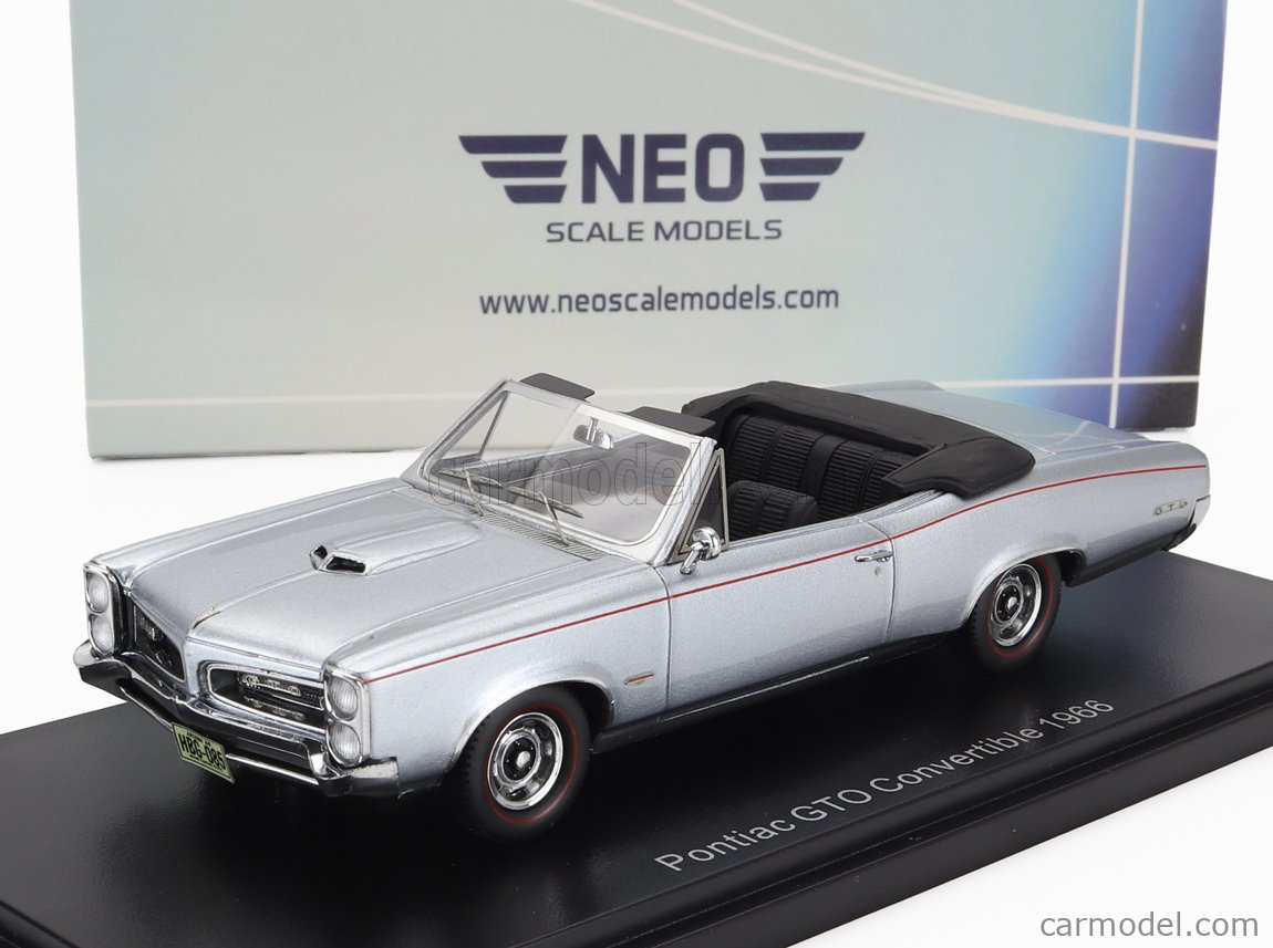 NEO SCALE MODELS NEO46070 Scale 1/43 | PONTIAC GTO CABRIOLET OPEN 1966 ...