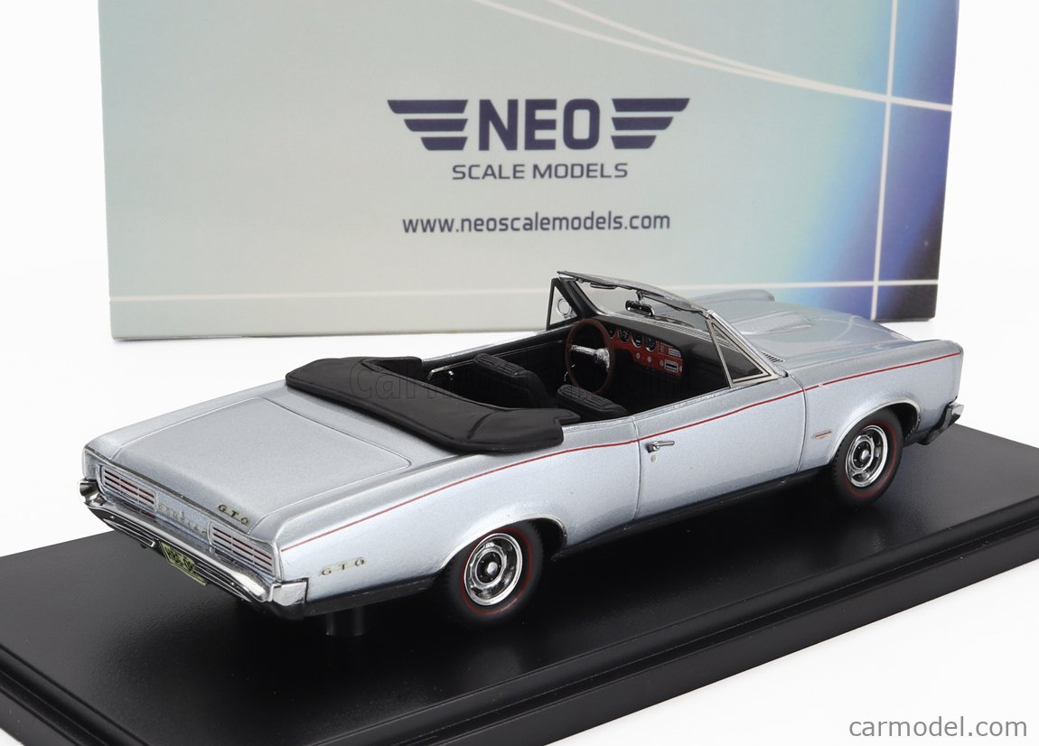 NEO SCALE MODELS NEO46070 Scale 1/43 | PONTIAC GTO CABRIOLET OPEN 1966 ...