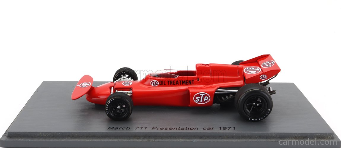 SPARK-MODEL S3375 Echelle 1/43 | MARCH F1 711 N 0 PRESS VERSION 1971 RED