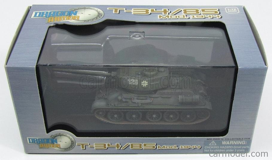DRAGON ARMOR 60249 Escala 1/72 | TANK T-34/85 GREMANY ARMY POLAND 1944 ...