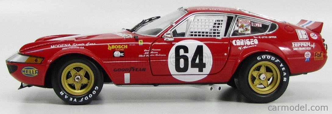 KYOSHO 08165A Scale 1/18 | FERRARI 365 GTB/4 TEAM FERRARI MODENA SPORTS CARS N 64 24h DAYTONA ...