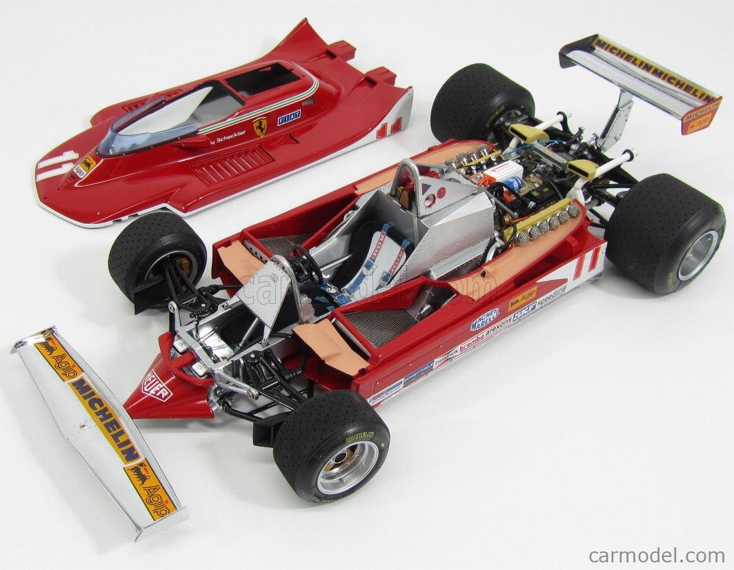 EXOTO EXO97070 Scale 1/18 | FERRARI F1 312T4 N 11 WINNER GP BELGIUM 1979 JODY SCHECKTER WORLD ...