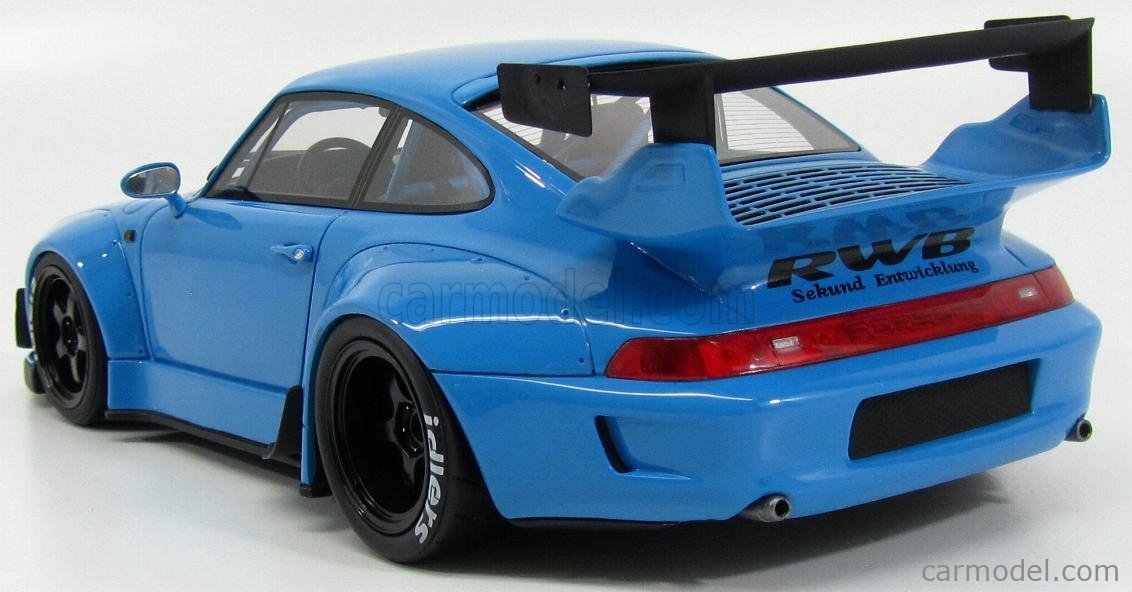 GT-SPIRIT ZM087 Scale 1/18 | PORSCHE 911 993 RWB 1996 LIGHT BLUE