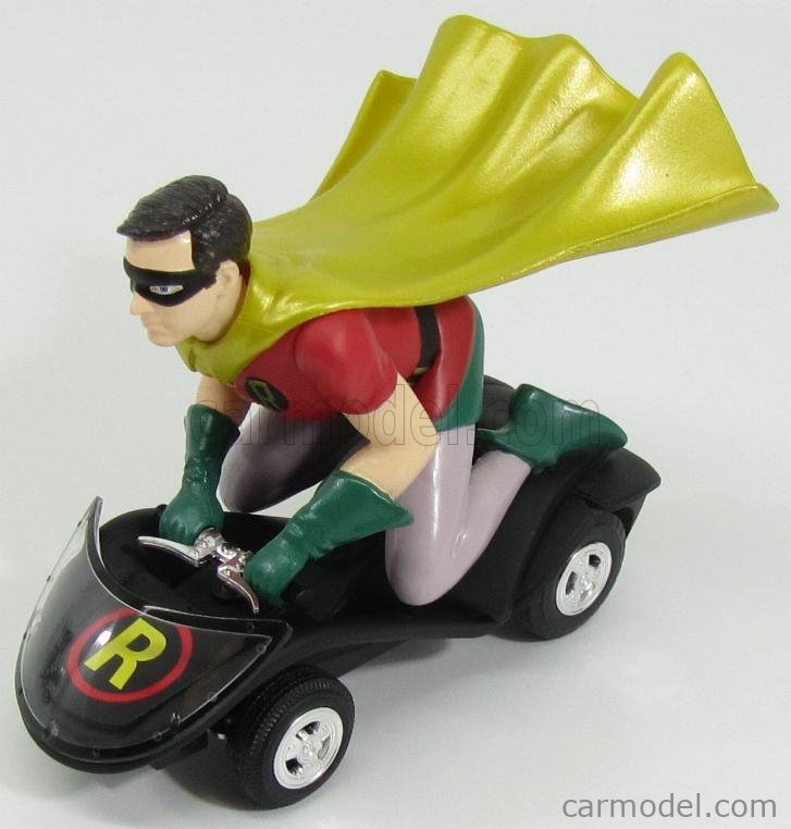 MATTEL HOT WHEELS C.M.C85 Scale 1/12 | BATMAN BATCYCLE & ROBIN SIDECAR ...