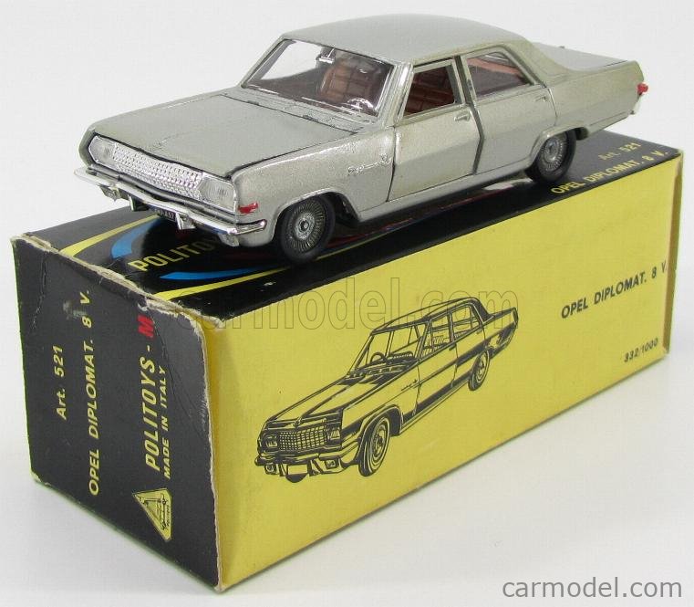 POLITOYS POLISTIL POLMS521 Scale 1/43 | OPEL DIPLOMAT 8 V (BROWN ...