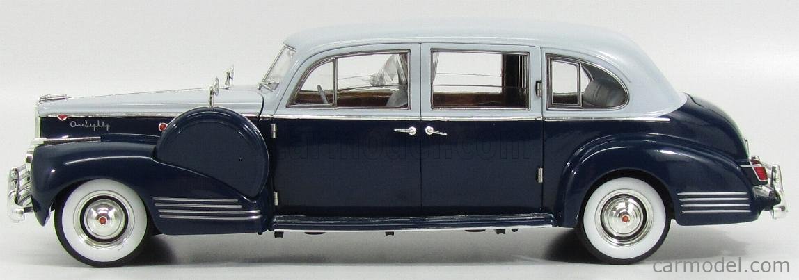 GREENLIGHT 12970 Scale 1/18 | PACKARD SUPER EIGHT ONE EIGHT 1944 BLUE GREY