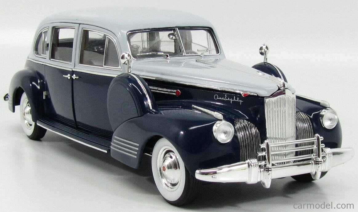 GREENLIGHT 12970 Scale 1/18 | PACKARD SUPER EIGHT ONE EIGHT 1944 BLUE GREY