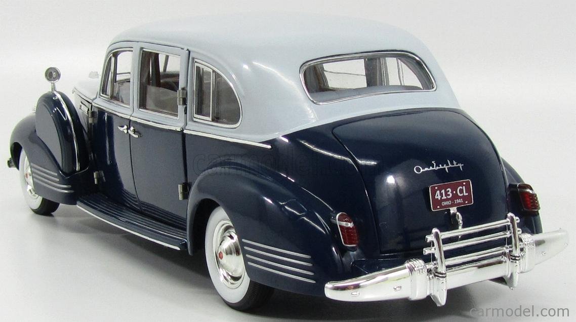 GREENLIGHT 12970 Scale 1/18 | PACKARD SUPER EIGHT ONE EIGHT 1944 BLUE GREY