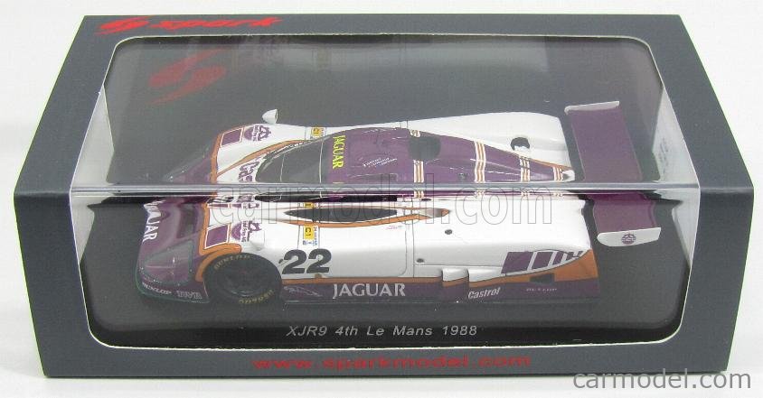 SPARK-MODEL S4716 Масштаб 1/43 | JAGUAR XJR 9 TEAM SILK CUT JAGUAR N 22 ...