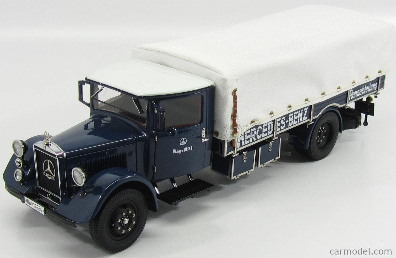 CMC M164 Echelle 1/18 | MERCEDES BENZ LO2750 LKW RENNTRANSPORTER TRUCK ...