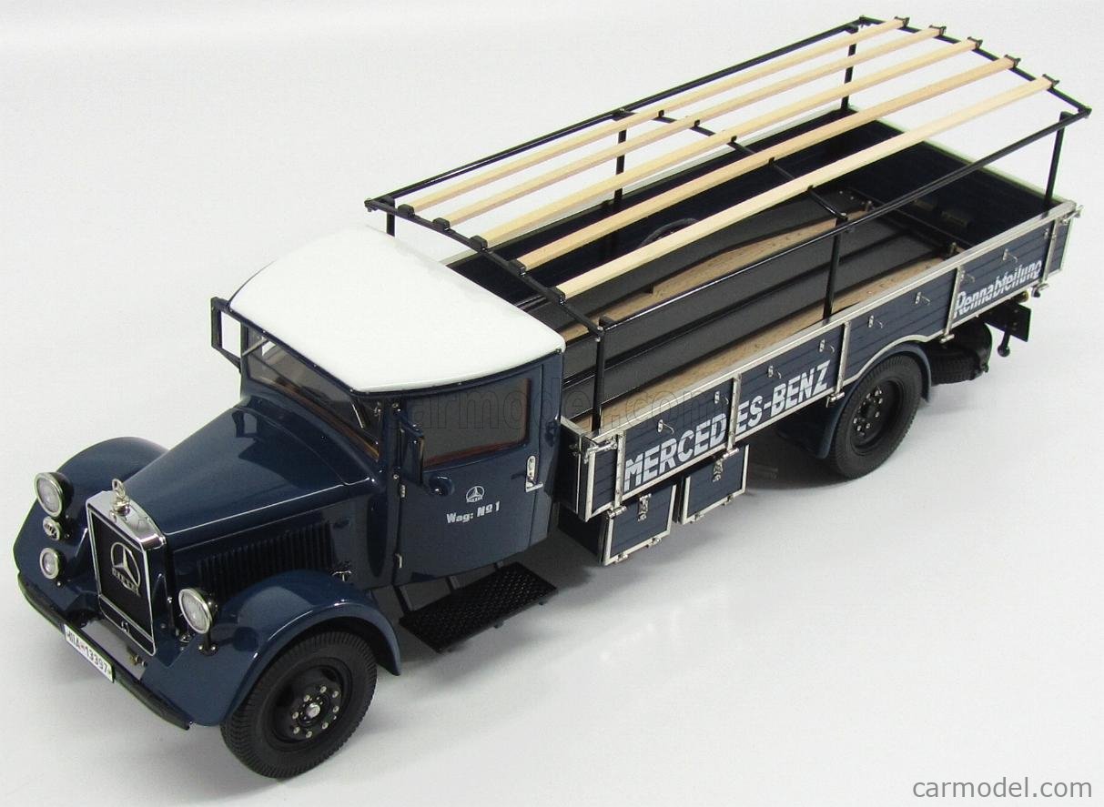 CMC M164 Echelle 1/18 | MERCEDES BENZ LO2750 LKW RENNTRANSPORTER TRUCK ...