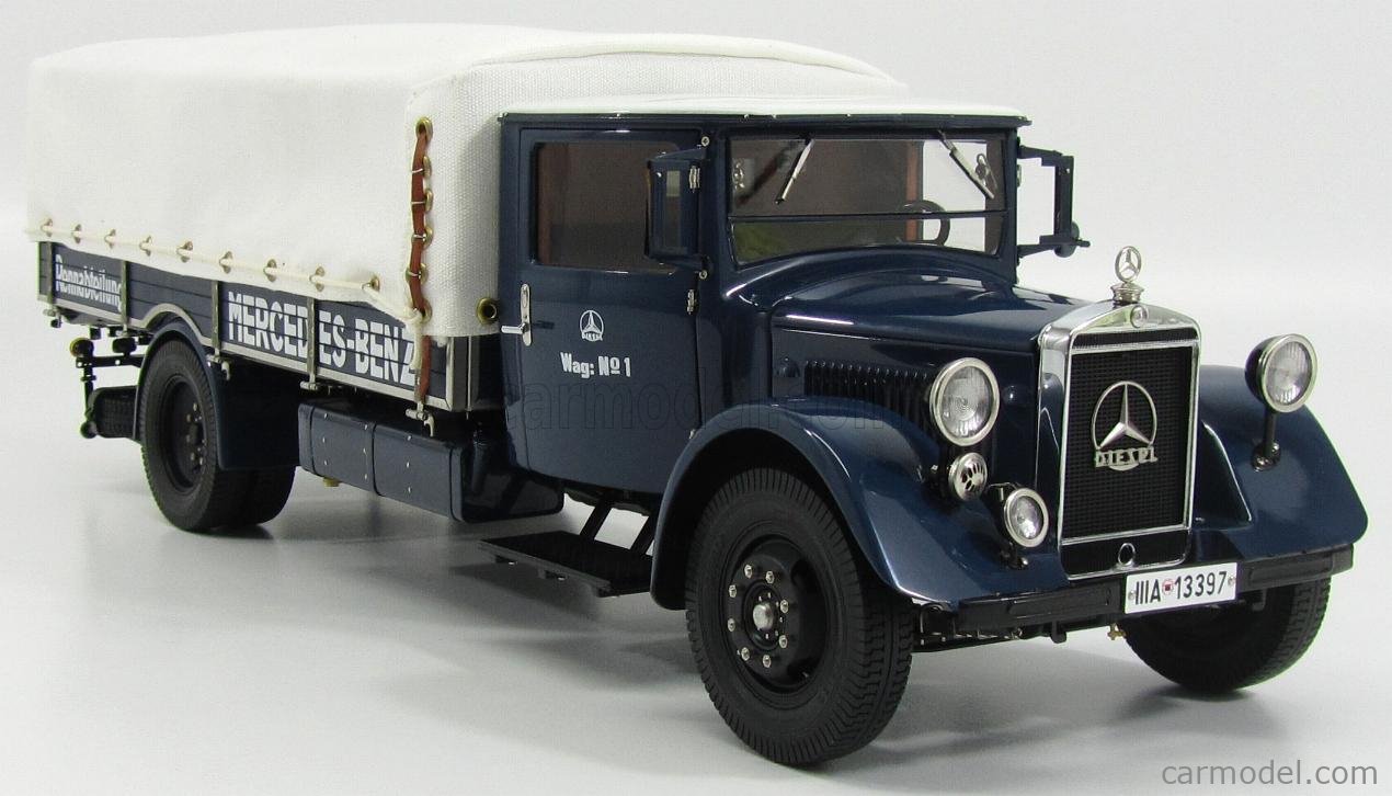 CMC M164 Scala 1/18 | MERCEDES BENZ LO2750 LKW RENNTRANSPORTER TRUCK ...