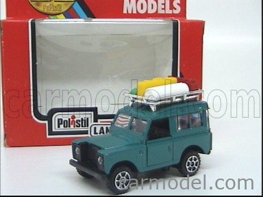 POLITOYS POLISTIL CE33 Escala 1/43 | LAND ROVER LAND DARK GREEN
