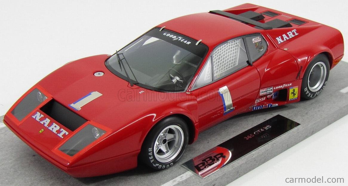 BBR-MODELS BBRC1813D Scale 1/18 | FERRARI 365 GT4 BB TEAM N.A.R.T ...