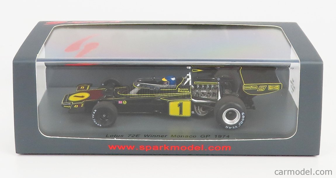 SPARK-MODEL S4835 Scale 1/43 | LOTUS F1 72E N 1 WINNER MONACO GP 1974 ...