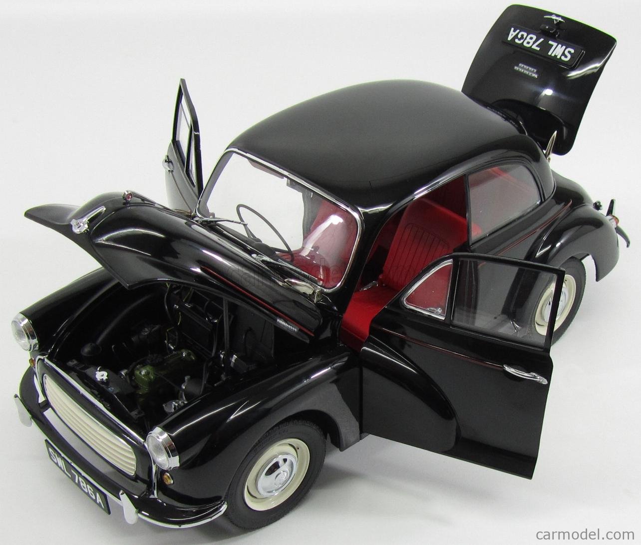SUN-STAR 04786 Scale 1/12 | MORRIS MINOR 1000 SALOON 1965 BLACK