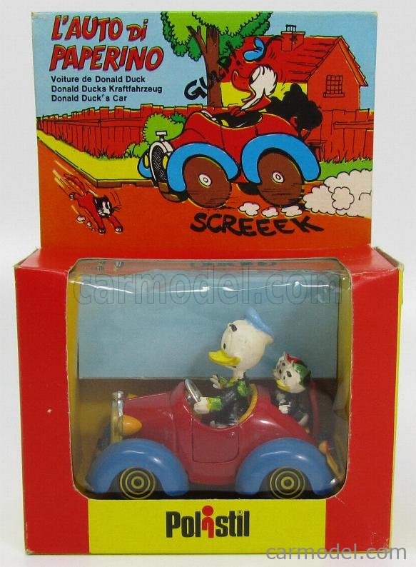 POLITOYS POLISTIL W554 Scale 1/43 | WALT DISNEY 313 AUTO DI PAPERINO ...