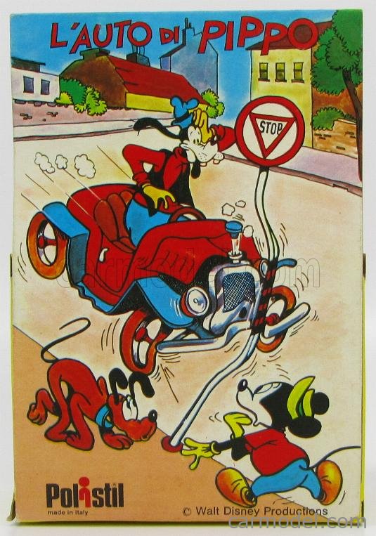 POLITOYS POLISTIL W5 Scale 1/43 | WALT DISNEY PIPPO GOOFY'S CAR (3 ...