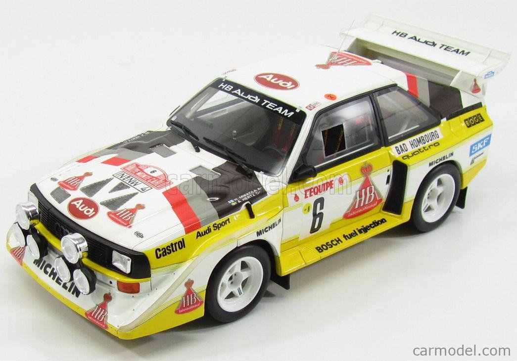 OTTO-MOBILE OT616 Scale 1/18 | AUDI QUATTRO (night version) N 6 RALLY ...