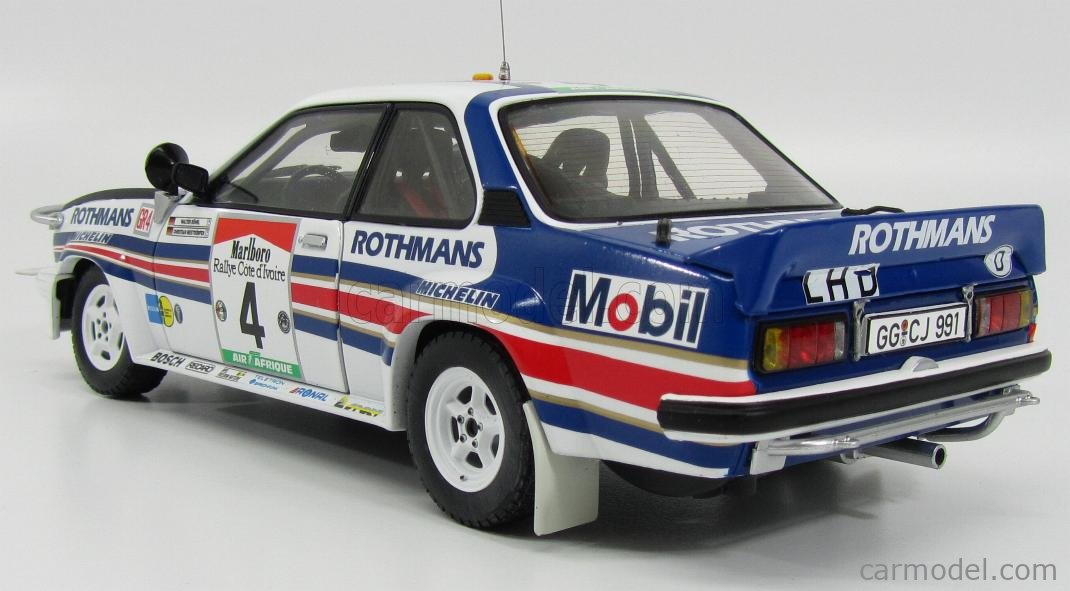 SUN-STAR 05365 Scale 1/18 | OPEL ASCONA 400 ROTHMANS N 4 WINNER RALLY ...