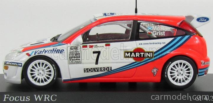 MINICHAMPS 430998807 Masstab: 1/43 | FORD ENGLAND FOCUS WRC MARTINI N 7 ...