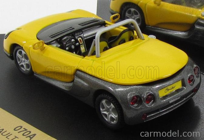 VITESSE 070A Scale 1/43 | RENAULT SPIDER SALONE DI GINEVRA 1995 YELLOW ...