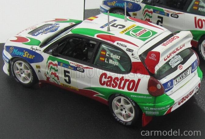 VITESSE V98199 Scala 1/43 | TOYOTA COROLLA WRC CASTROL N 5 RALLY ...