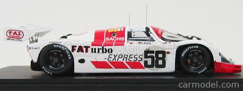 SPARK-MODEL S1915 Scale 1/43 | PORSCHE 962C 3.2L TURBO TEAM KONRAD MOTORSPORT JOEST RACING N 58 ...