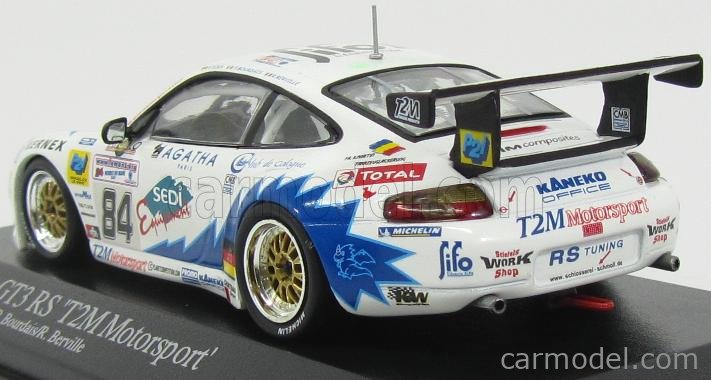 MINICHAMPS 403036984 Scale 1/43 | PORSCHE 911 996 GT3 RS TEAM T2M MOTORSPORT N 84 24h LE MANS ...