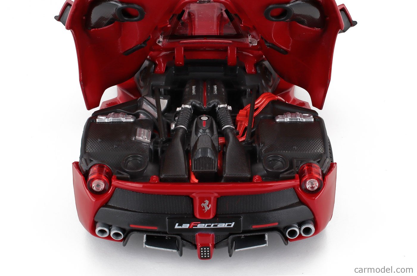 BURAGO 18-16001R Scale 1/18 | FERRARI LAFERRARI 2013 - BLACK WHEELS RED