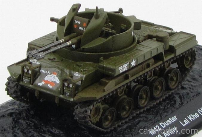EDICOLA BLINDCOMBAT039 Escala 1/72 | MGMC TANK M42 DUSTER 2nd ARTILLERY REGIMENT USA ARMY LAI ...