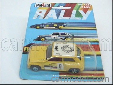 POLITOYS POLISTIL RN9 Scale 1/55 | RENAULT 5 TURBO RALLY ELF N 9 (1 ...