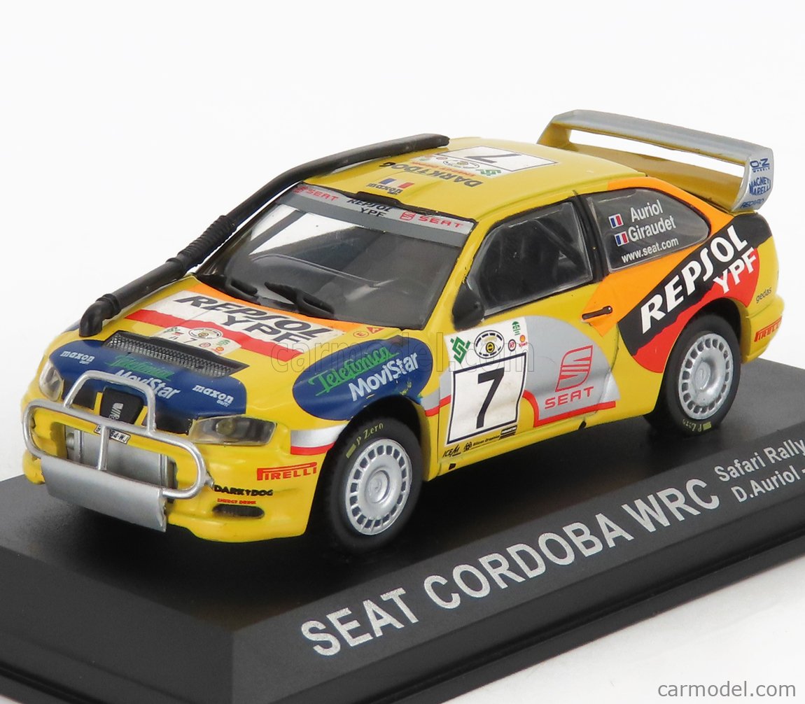 EDICOLA RCOL018 Scale 1/43 | SEAT CORDOBA WRC REPSOL N 7 3rd RALLY ...