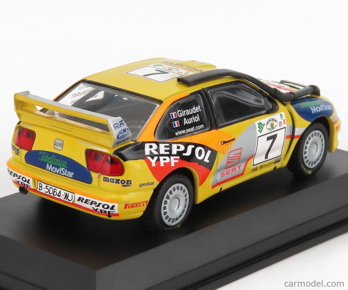 EDICOLA RCOL018 Scale 1/43 | SEAT CORDOBA WRC REPSOL N 7 3rd RALLY ...