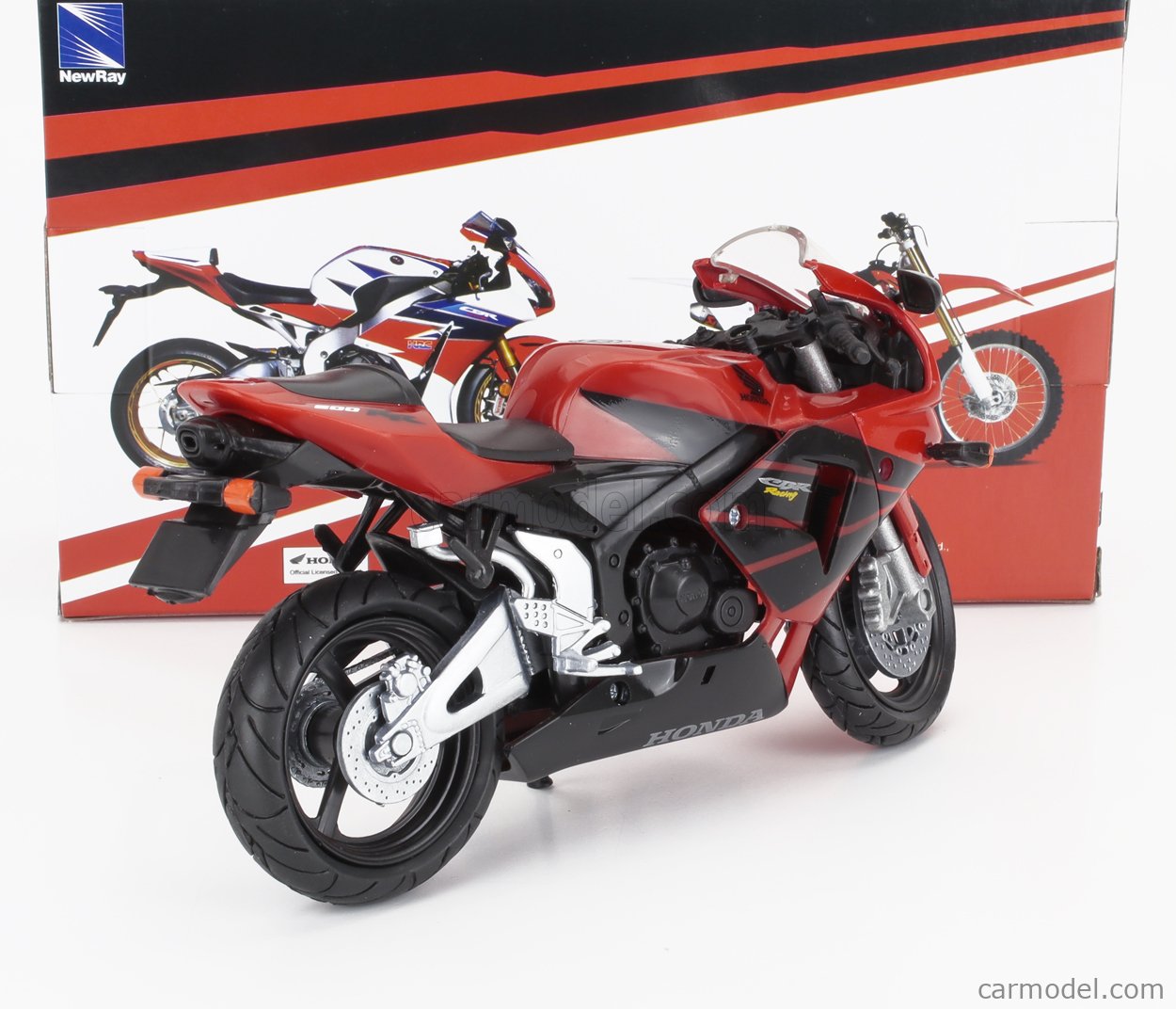 NEWRAY 42443i-600 Scale 1/12 | HONDA CBR 600R 2003 RED BLACK
